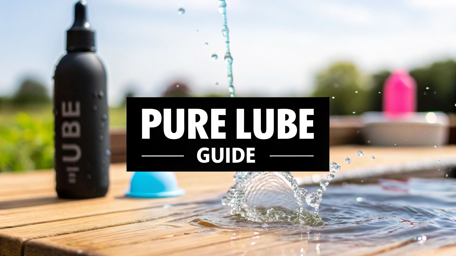 A Clear Guide to Water Based Sex Lubes – myluxurytoys